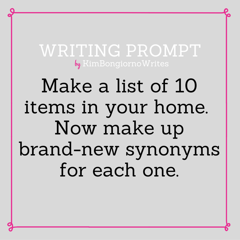 Writing Prompts – KIM BONGIORNO